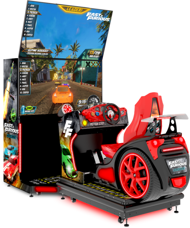 Fast & Furious Arcade Motion - Deluxe — Best Man Cave Ever